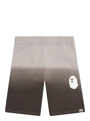 A BATHING APE Gradation Sweat Shorts - Brown