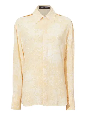 Proenza Schouler Abstract-pattern Shirt - Yellow