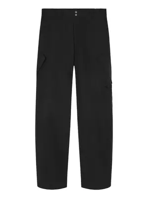 Versace Milano Stamp Tailored Trousers - Black