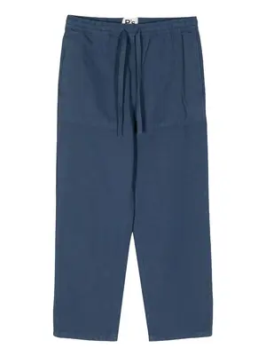 President's Time Off Cotton Trousers - Blue