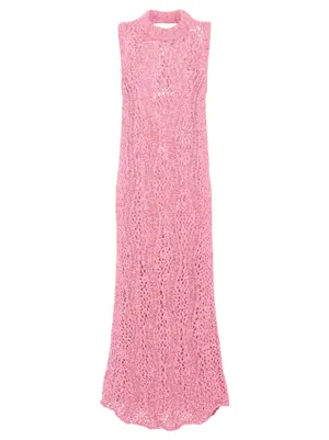 Rodebjer Knitted Maxi Dress - Pink