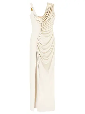 Versace Medusa '95 Draped Gown - Neutrals