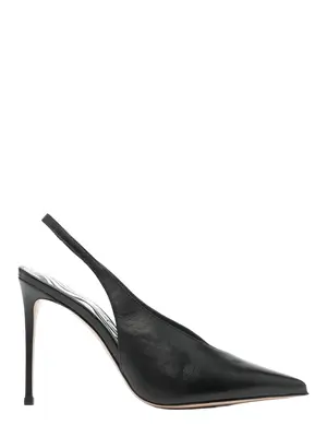 LE SILLA Le Silla 105mm Leather Slingback Pumps