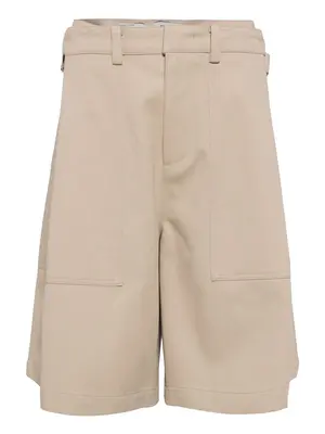SYSTEM Straight-Leg Cotton Bermuda Shorts