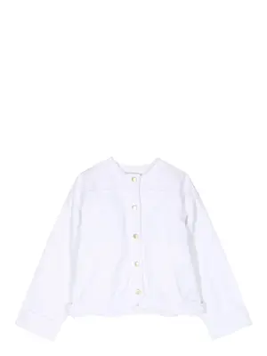 LITKOVSKA Single-breasted Denim Jacket - White