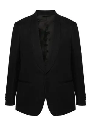 LARDINI Metallic-threading Blazer