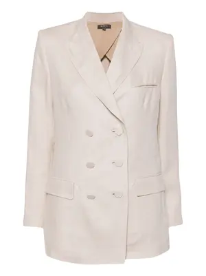 N.peal Ava Linen Blazer - Neutrals