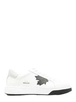 Dsquared2 Bumper Leather Sneakers - White