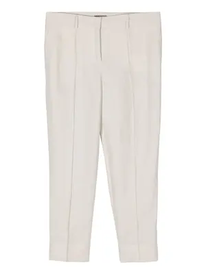 N.peal Harper Cropped Trousers - Neutrals