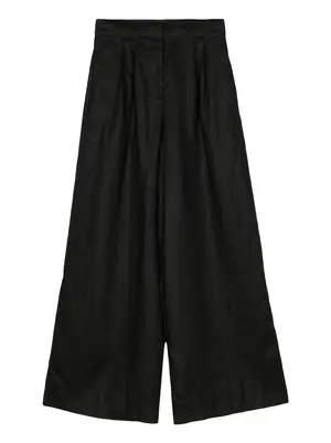 Staud Sasha Wide-leg Trousers - Black