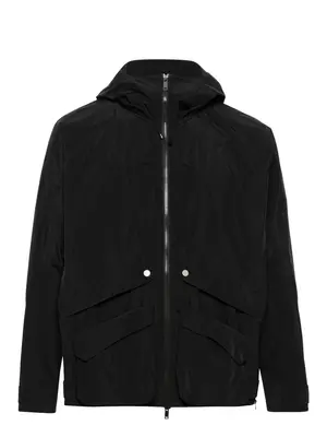 _J.L - A.L_ J.lal Panelled Hooded Jacket - Black
