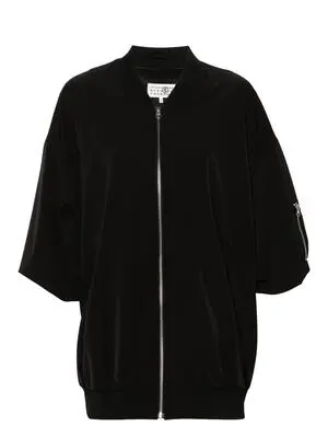 MAISON MARGIELA Drop-shoulder Bomber Jacket - Black
