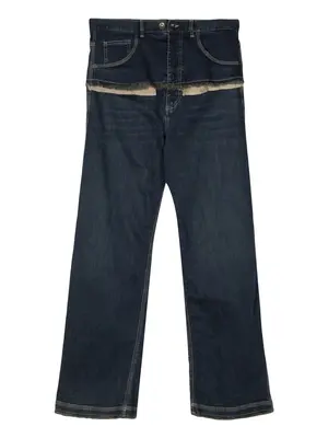 ACT Nº1 Mid-rise Straight-leg Jeans - Blue