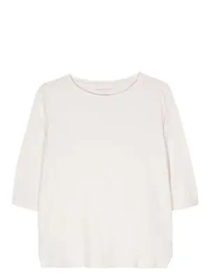 Majestic Filatures Boat Neck T-shirt - Neutrals