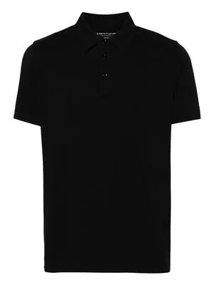 Majestic Filatures Organic Cotton Jersey Polo Shirt - Black