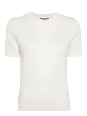 N.peal Isla Cashmere T-shirt - Neutrals