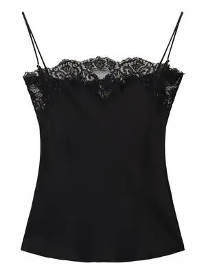 Stella McCartney Lace-trimmed Cami Top - Black