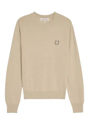 Maison Kitsuné Wool Jumper - Neutrals