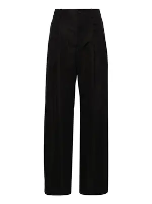 Wardrobe.NYC Wide-leg Tailored Trousers - Black