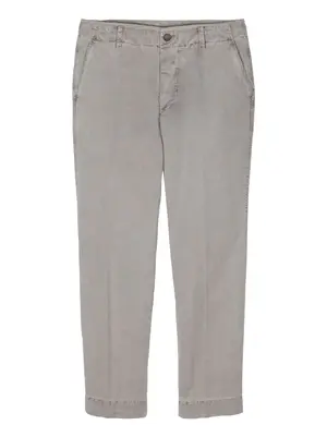 JAMES PERSE Tapered-leg Canvas Trousers - Grey