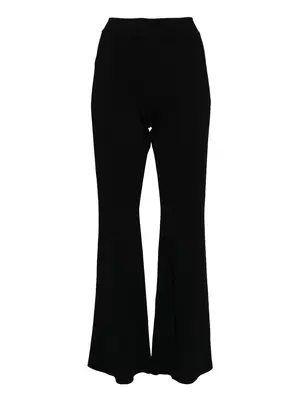 Stella McCartney High-waisted Flared Trousers - Black