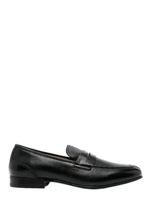 Bally Suisse Leather Loafers - Black
