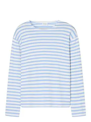 Closed Striped T-shirt - Clear Blue