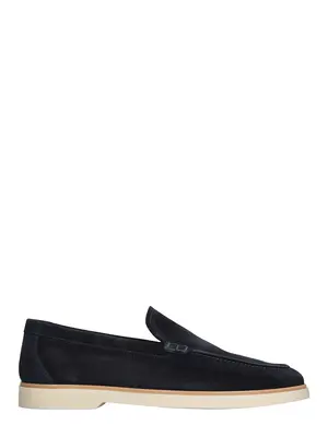 Magnanni Suede Altea Loafers - Navy