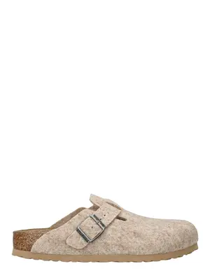 BIRKENSTOCK Birkenstock Wool Boston Sandals Beige