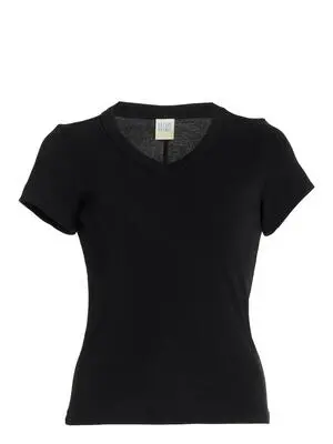 FLORE FLORE Jill Cotton T-shirt - Black