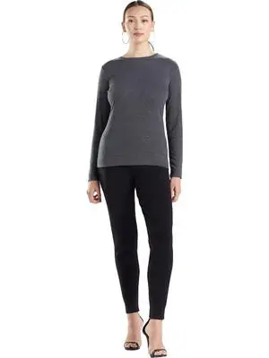Natori Layering Jersey Long Sleeve Top Black / White / Pink / Gray