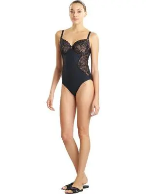 Natori Statement Full Fit Underwire Bodysuit - Natural