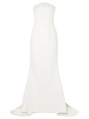 CLIO PEPPIATT Olympia Embellished Tulle Gown - Neutrals
