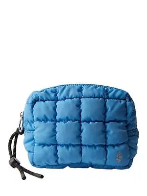 Free People Quilted Mini Case - Denim Blue