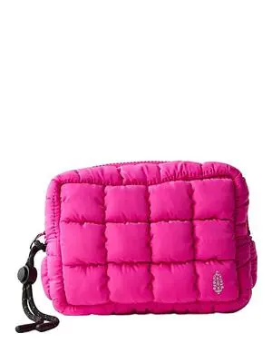 Free People Quilted Mini Case Fuchsia Flirt