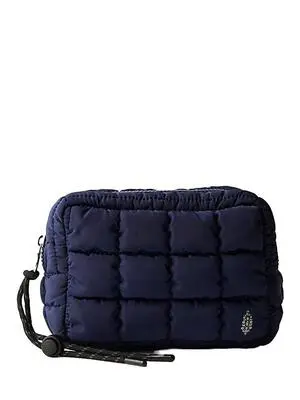 Free People Quilted Mini Case Navy Baby