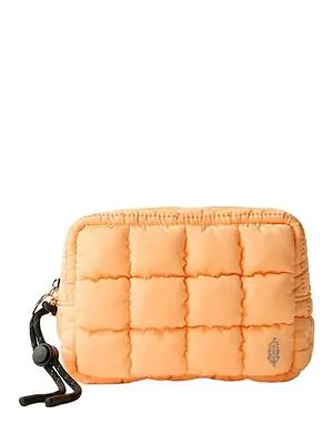 Free People Quilted Mini Case Neon Clementine