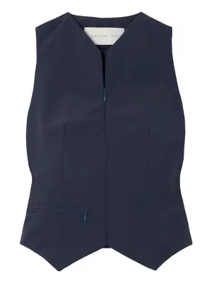 CONNER IVES Recycled-twill Vest - Blue