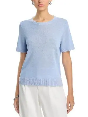 Kobi Halperin Kobi Halperin Noa Short Sleeve Sweater Light Blue