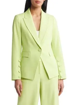 TAHARI ASL One-button Blazer - Lime