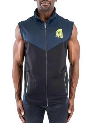 MACEOO Fairway Colorblock Golf Vest - Black