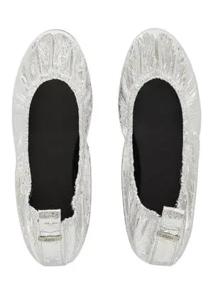 Isabel Marant Belna Ballet Flats Silver