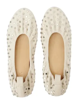 Isabel Marant Belna Ballet Flats White