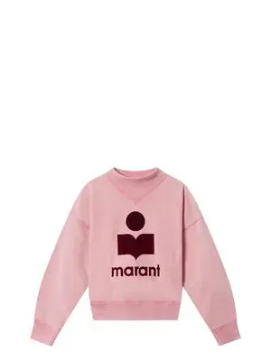 MARANT ETOILE Moby Sweatshirt Bubblegum/burgundy