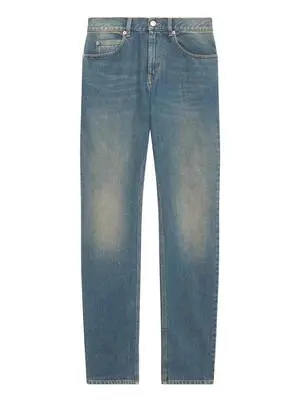 Isabel Marant Jack Straight Leg Denim Jeans - Blue
