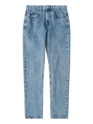 Isabel Marant Isabel Marant Jack Straight Leg Denim Jeans Light Blue