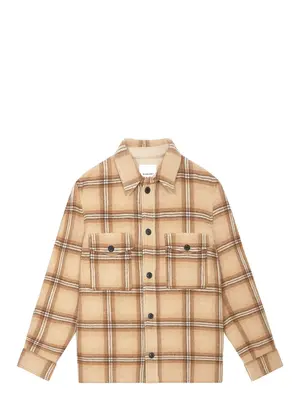 Isabel Marant Kervon Graphic Jacket Camel