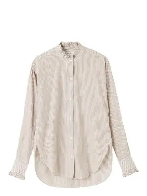MARANT ETOILE Saoli Striped Shirt - Ochre
