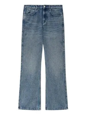 Isabel Marant Belvira Bootcut Pants - Light Blue