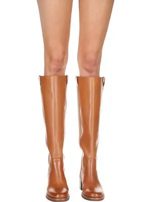 Isabel Marant Seenia Knee High Boots Cognac